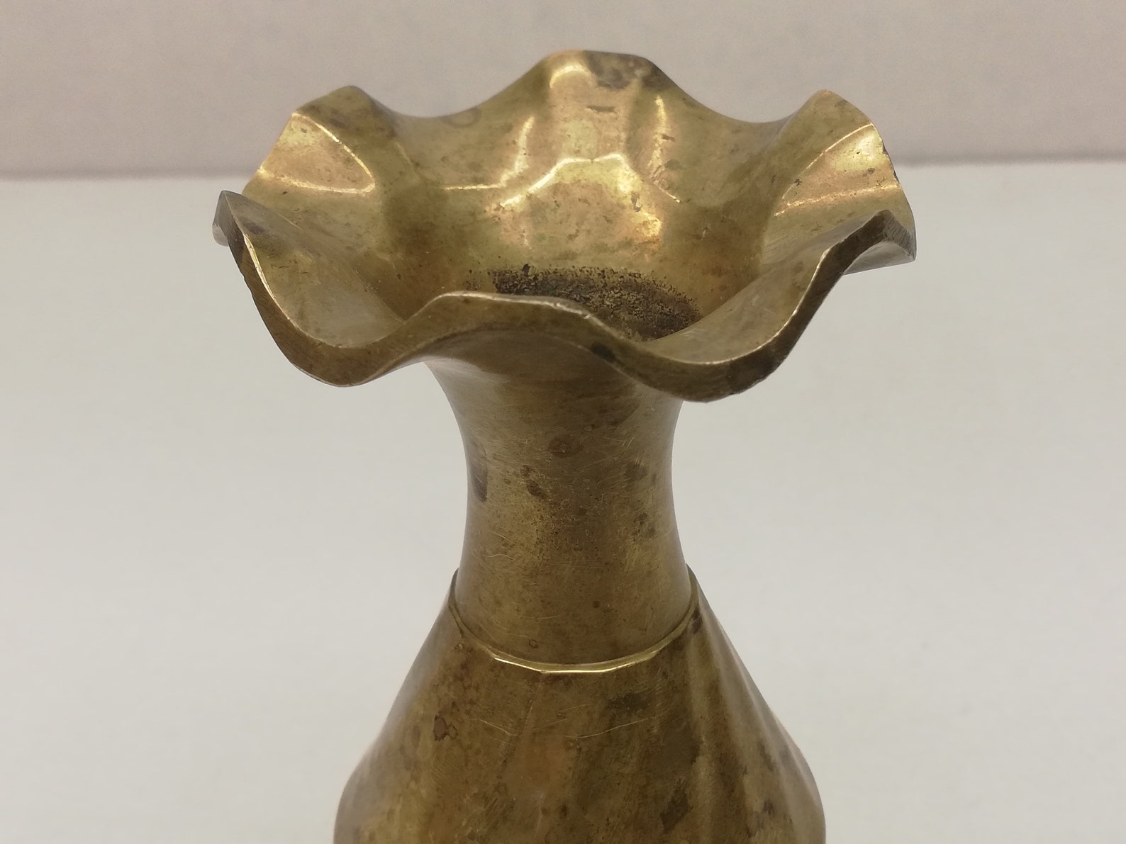 Vintage small brass vase Solid brass vase Short brass vase | Etsy