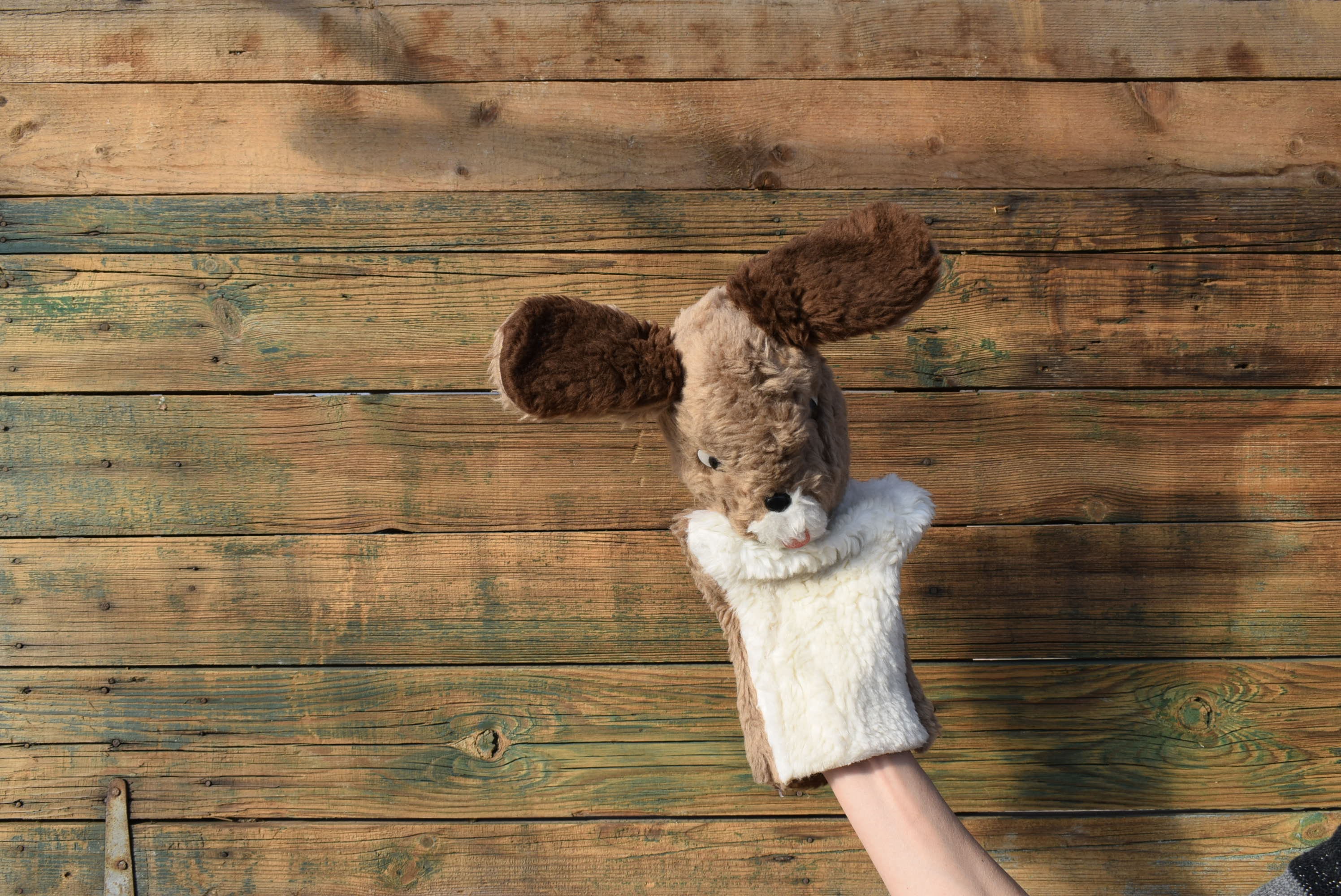 Vintage Plush Toy From 70s Plush Hand Toy Old Hand-plunged | Etsy