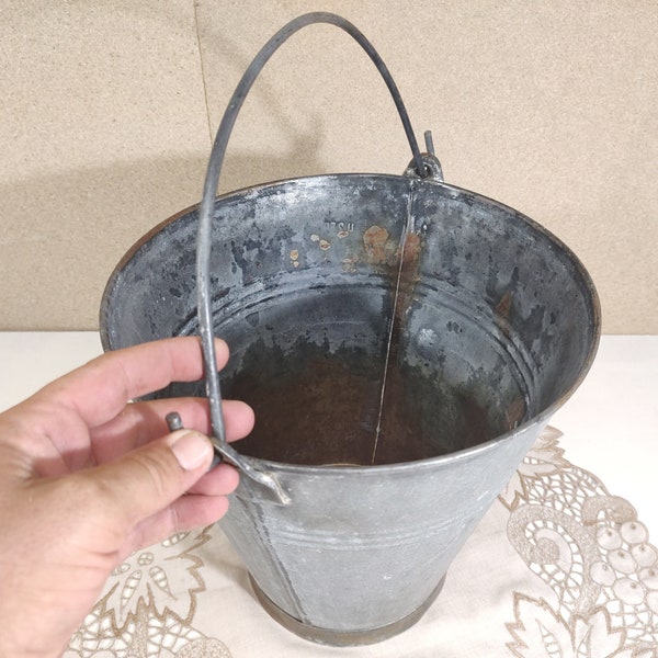 Galvanized Bucket - Etsy