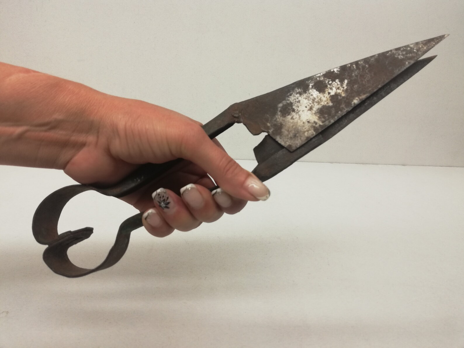 Vintage Sheep Shears Primitive Sheep Shearing Shears Hand Metal Rusty ...