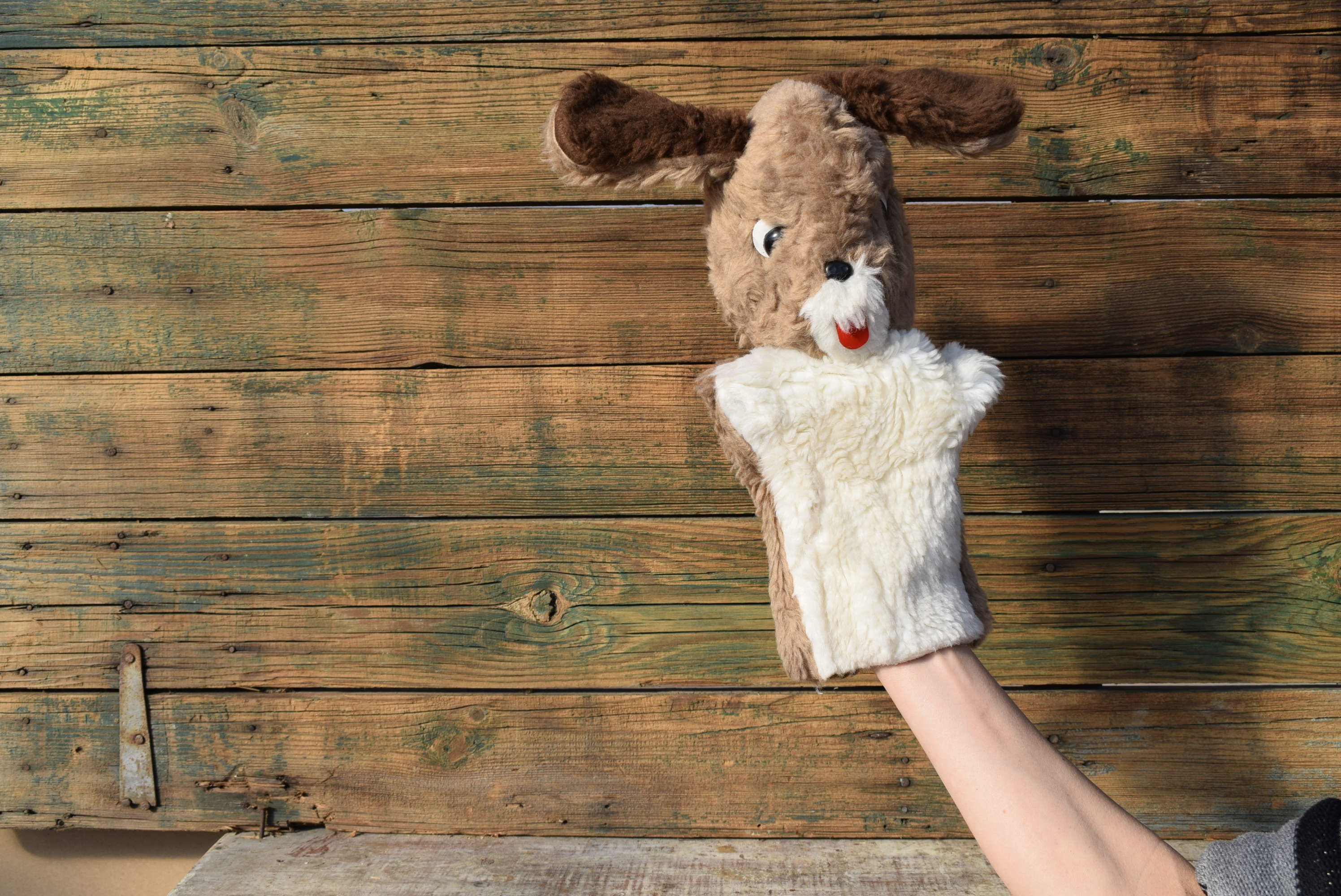 Vintage Plush Toy From 70s Plush Hand Toy Old Hand-plunged | Etsy