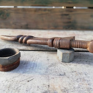 Antique Tube Pipe Wrench From 20s, Metal Tool, Adjustable, Primitive ...