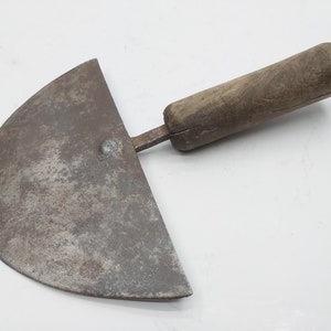 Antique Food Chopper - Primitive Herb Cutter Chopper - Single Metal ...