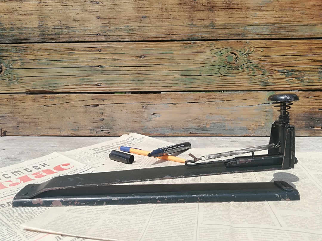 Antique Metal Stapler: 1930s Primitive Office Decor - Etsy