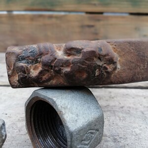 Antique Tube Pipe Wrench From 20s, Metal Tool, Adjustable, Primitive ...