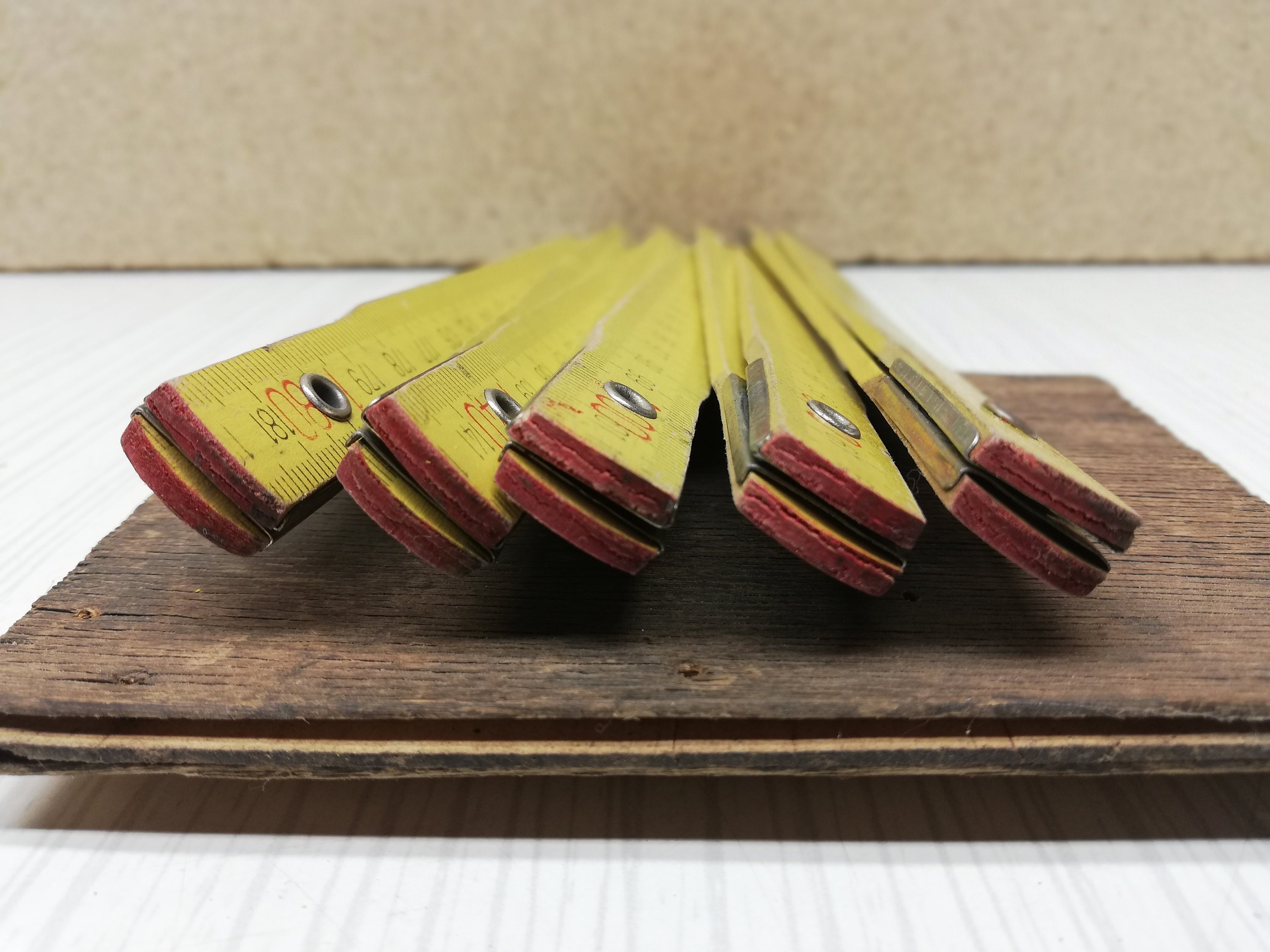 Vintage Wood Meter Folding Meter Carpenter Tool | Etsy