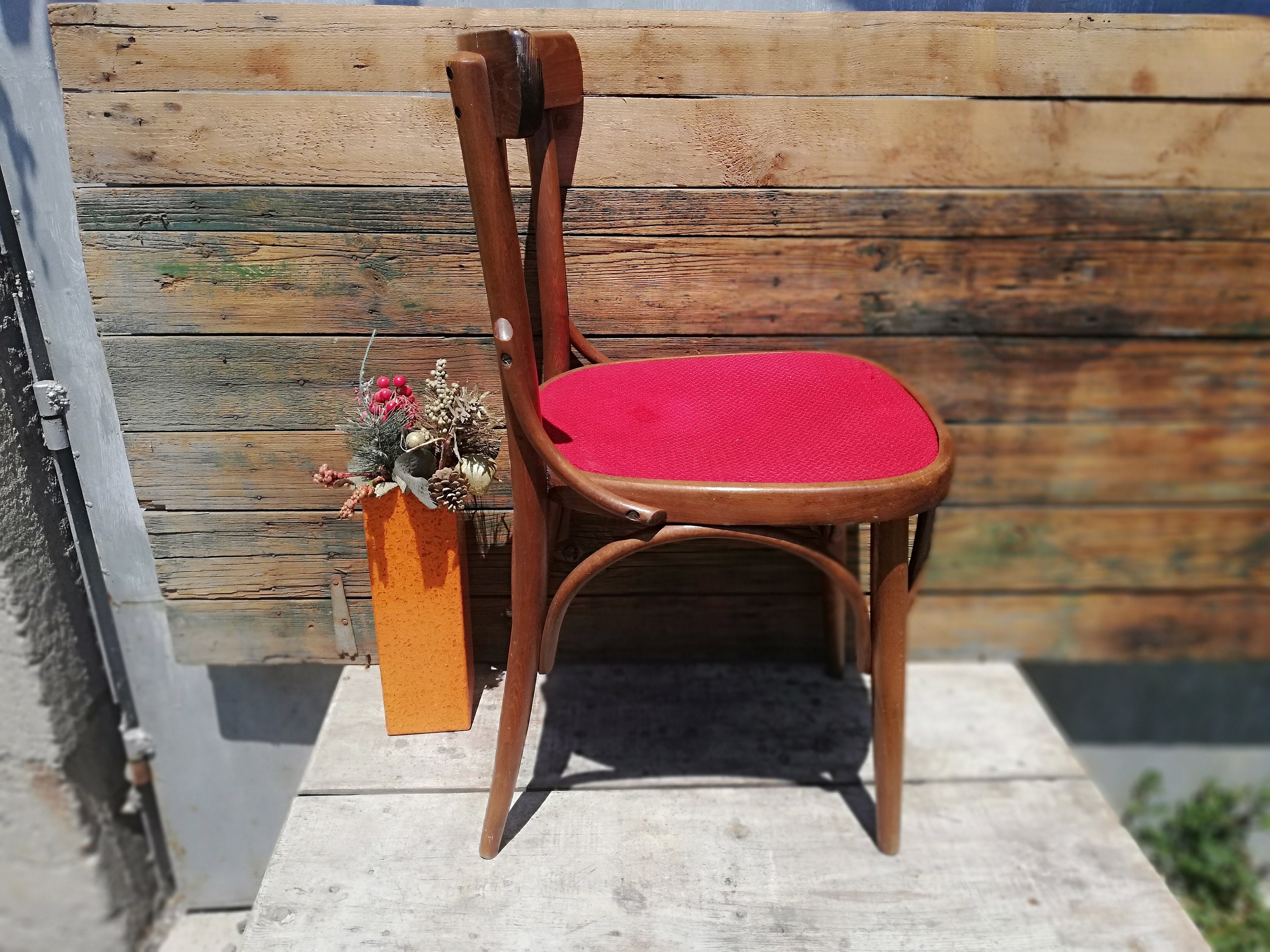 Vintage Wooden Chair From 70s Dining Chair Old Furniture - Etsy