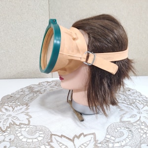 Vintage Rubber Scuba Mask* Retro Diving Mask* Adjustable Swimming ...
