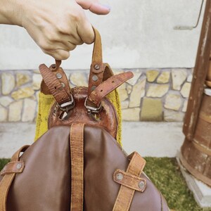 Large Canvas Durable Rugged Backpack 70s - Camping, Hiking, Mountain ...