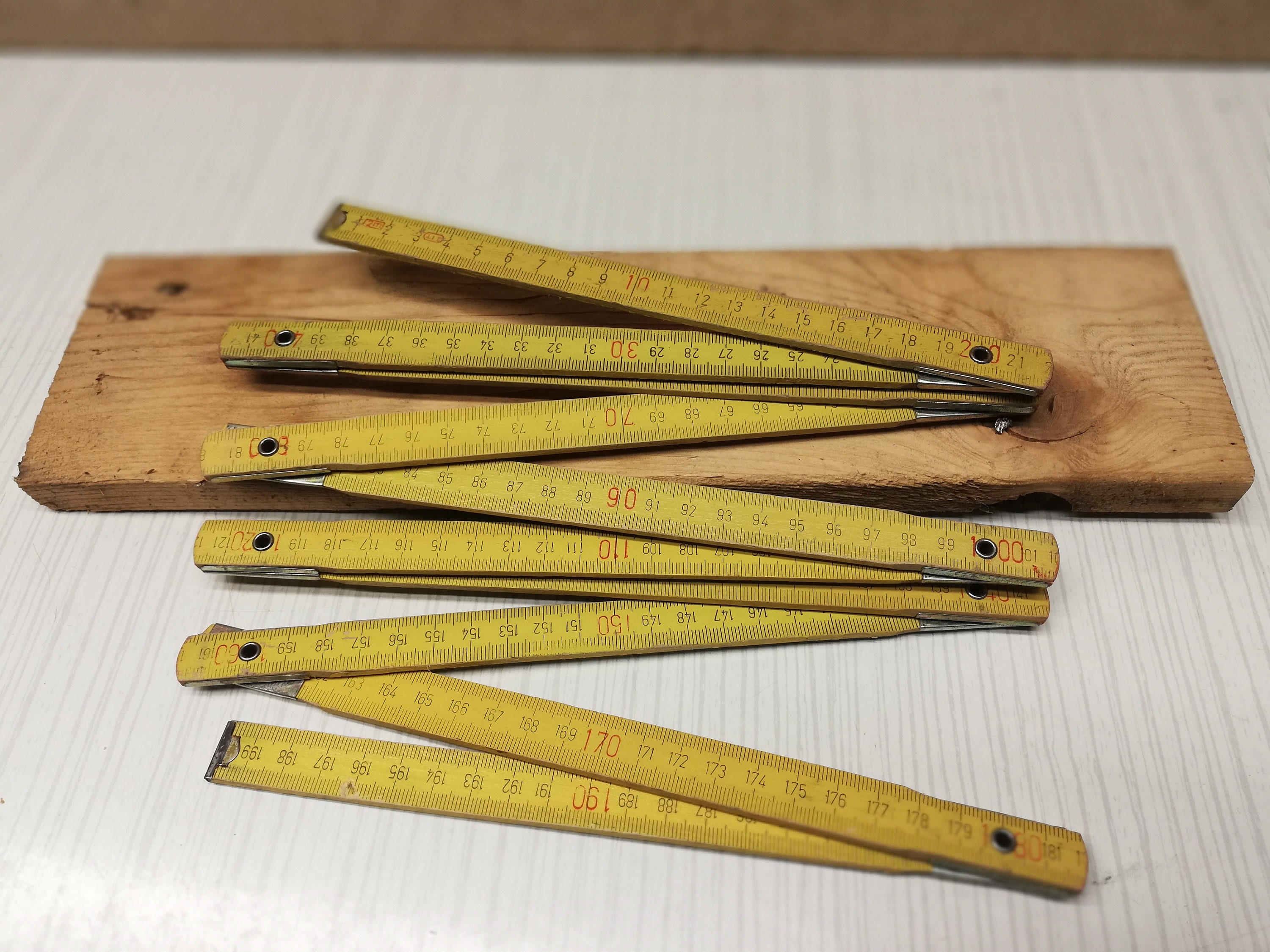 Vintage Wood Meter Folding Meter Carpenter Tool | Etsy