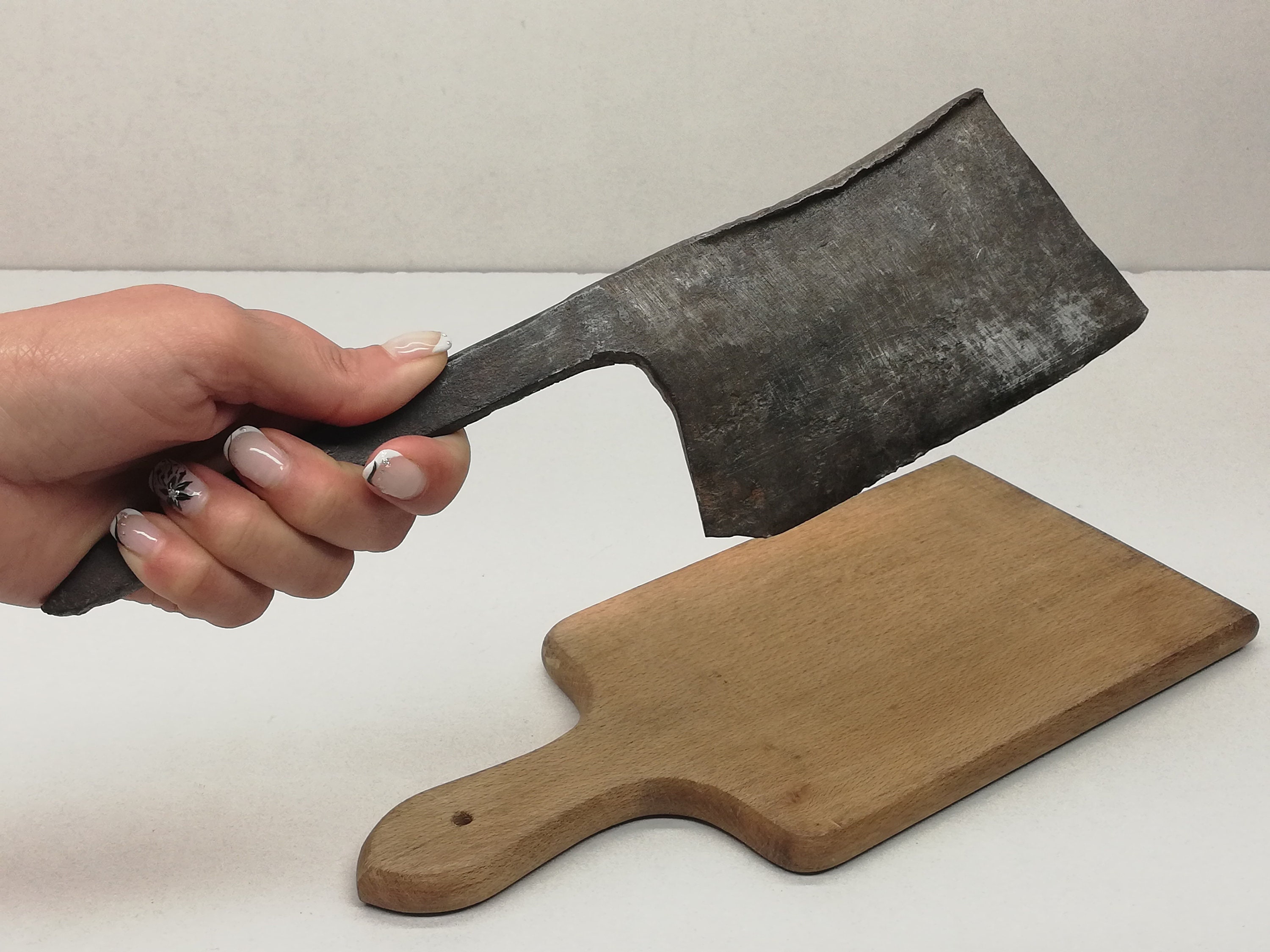 Vintage Meat Cleaver Kitchen Meat Knife Primitive Rusty - Etsy