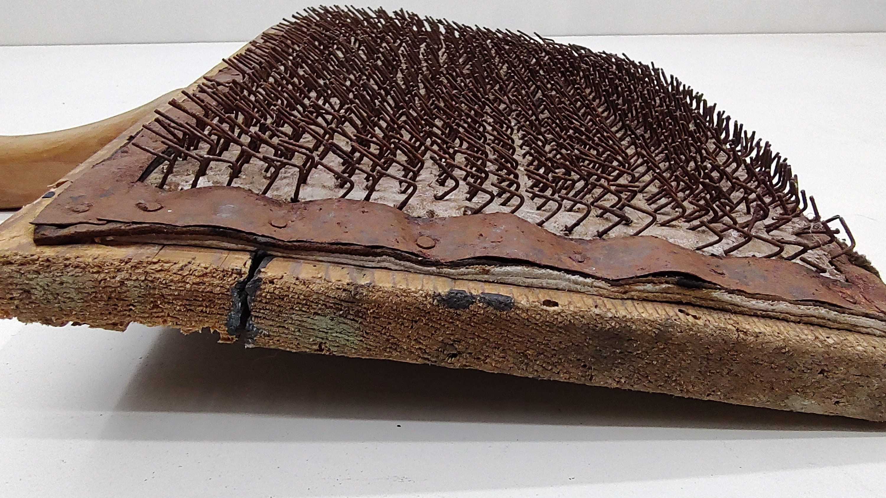 Antique Wool Carding Comb: Primitive Wooden Brush, Rustic Decor - Etsy