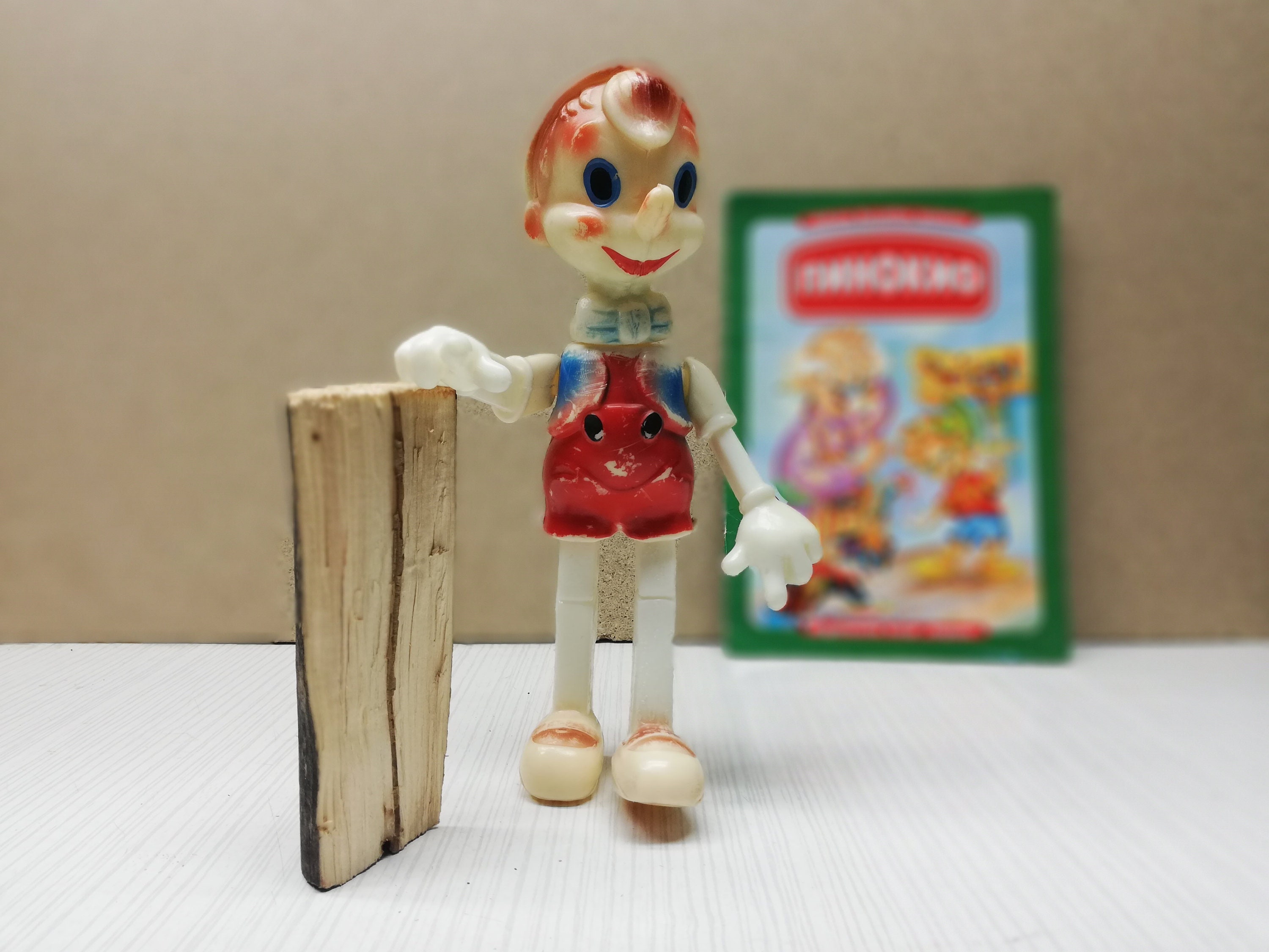 Vintage Doll Pinocchio Soviet Toy From 60s Plastic Doll - Etsy