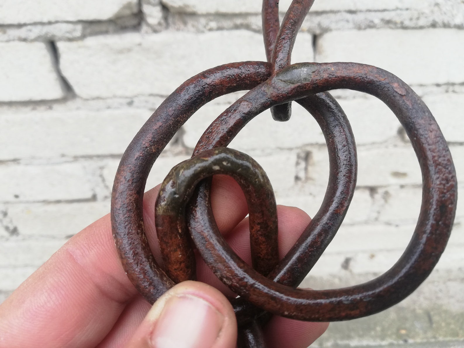 Antique Shackles Horse Leg Forged Iron Double Shackles - Etsy