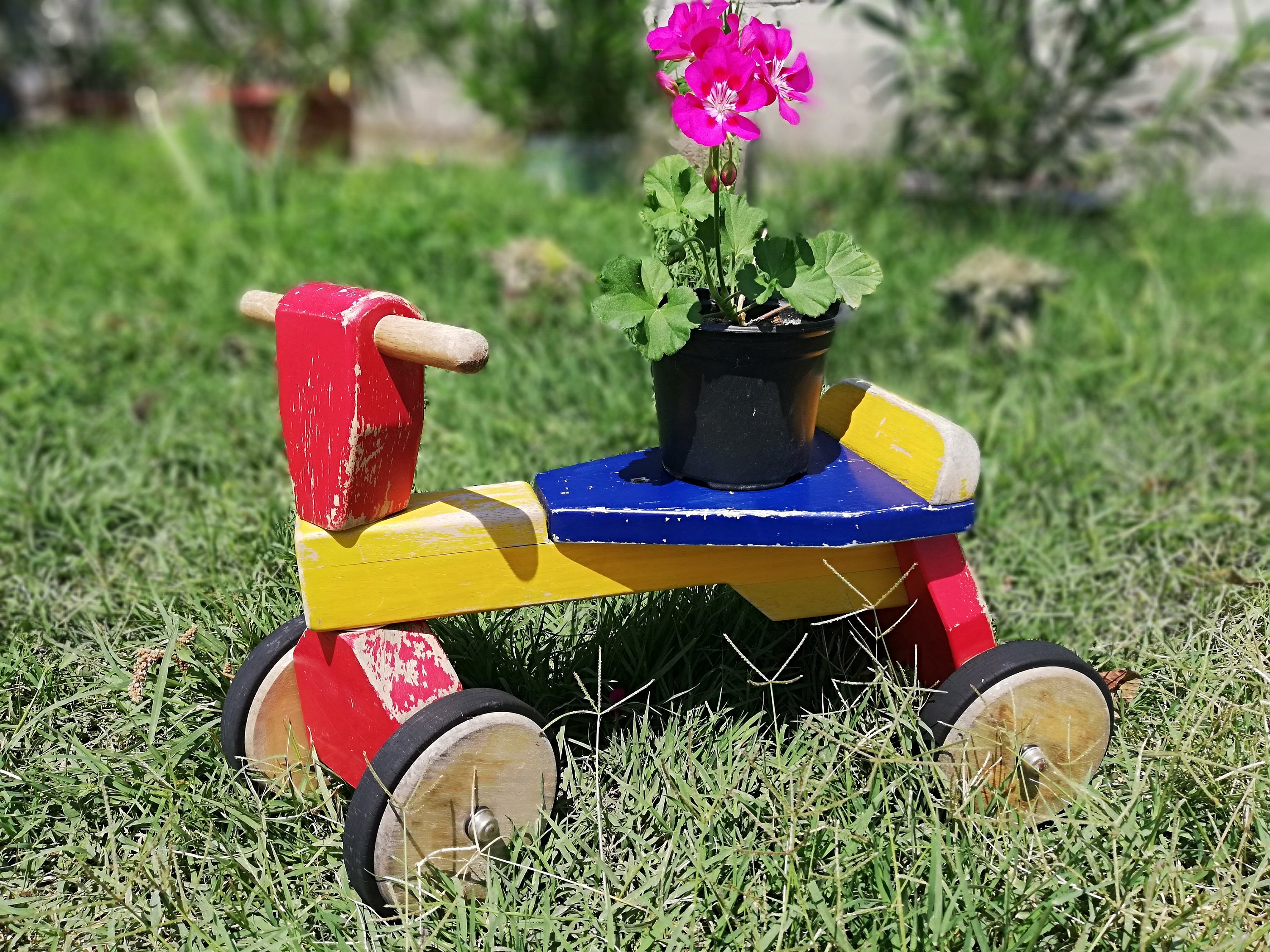 Vintage Hand Made Wood Wheel Children's Wooden Wheel | Etsy