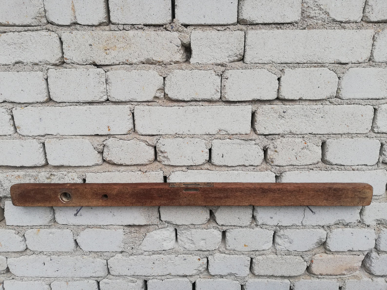 Wooden Spirit Level 1950s Rare Measuring Tool Primitive - Etsy