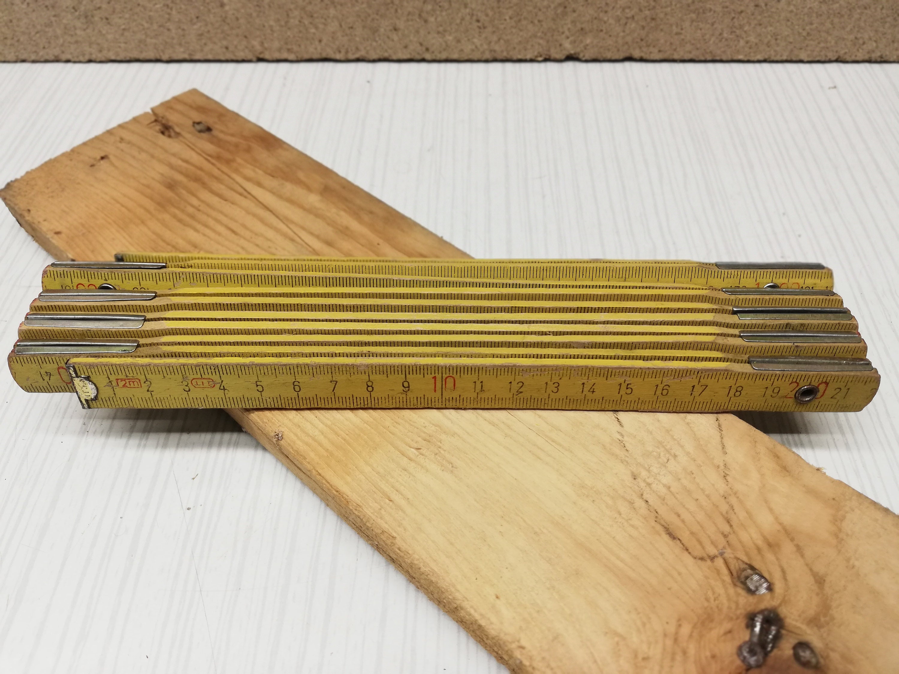 Vintage Wood Meter Folding Meter Carpenter Tool - Etsy