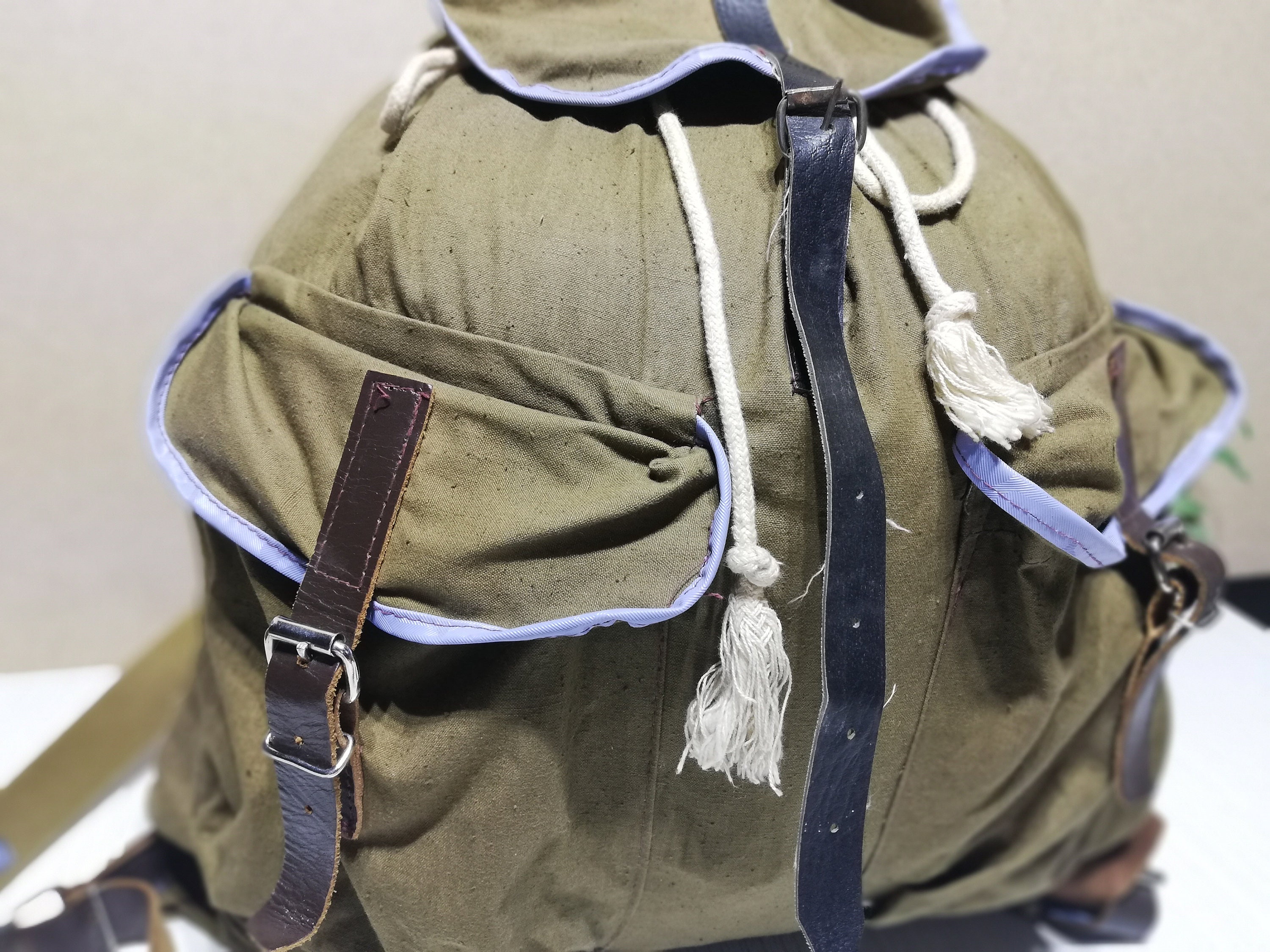 Large Canvas Backpack Mountain Backpack Hiking Backpack | Etsy