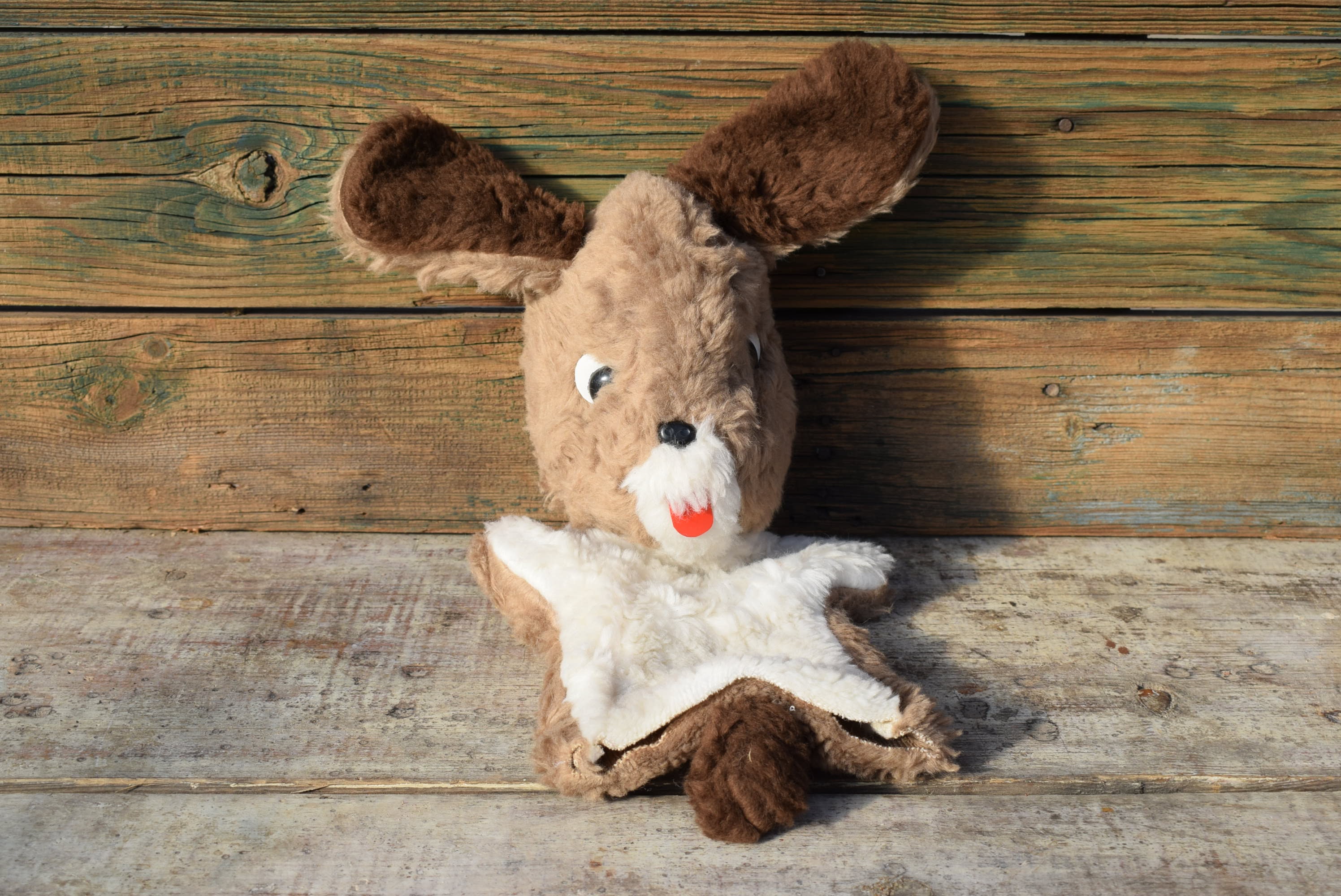 Vintage Plush Toy From 70s Plush Hand Toy Old Hand-plunged | Etsy