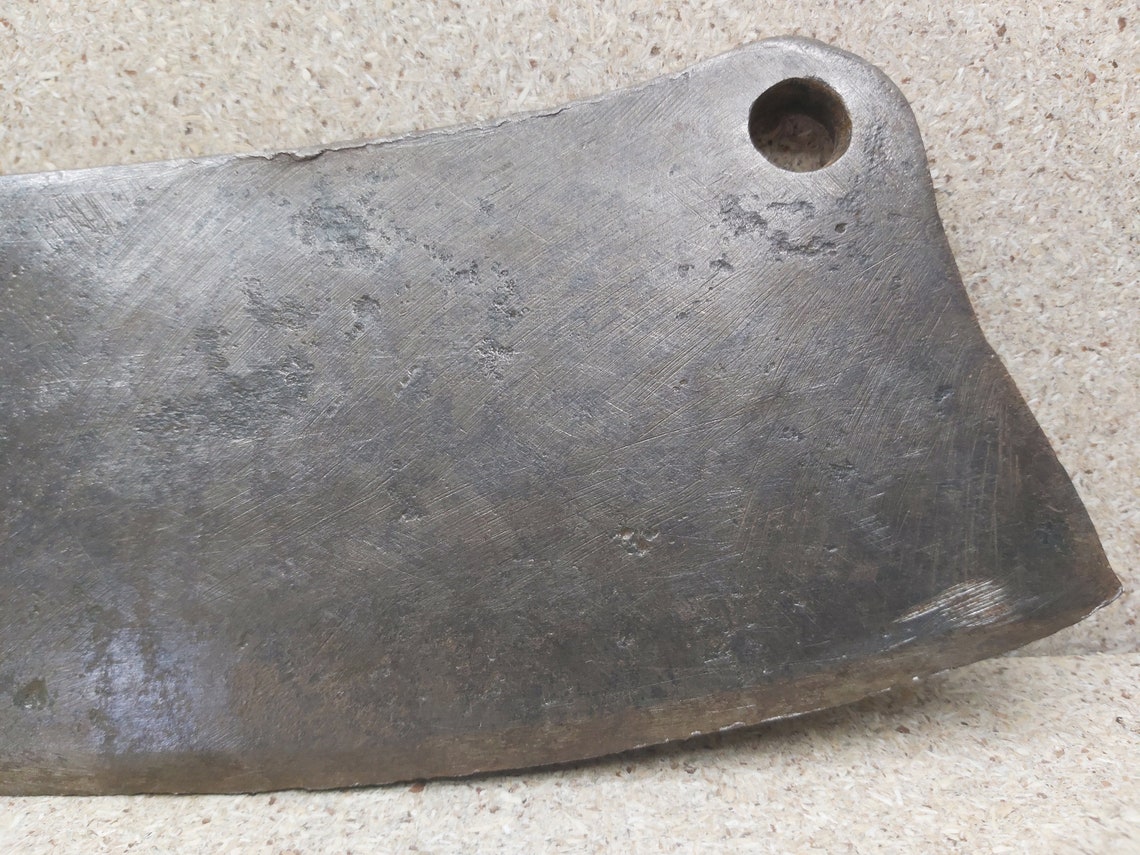 Vintage Cleaver Primitive Meat Knife Bone Chopper Heavy - Etsy