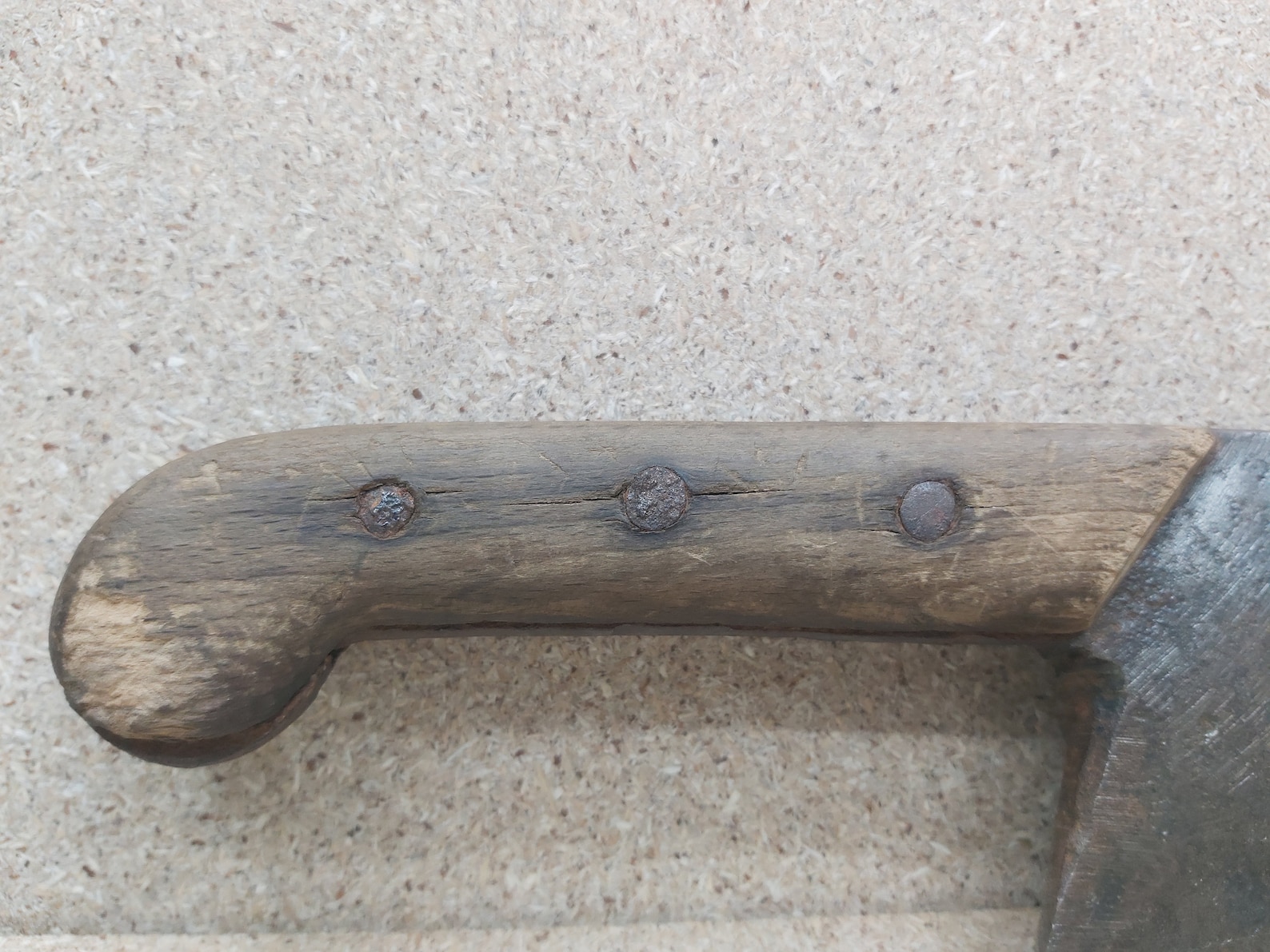 Vintage Cleaver Primitive Meat Knife Bone Chopper Heavy - Etsy