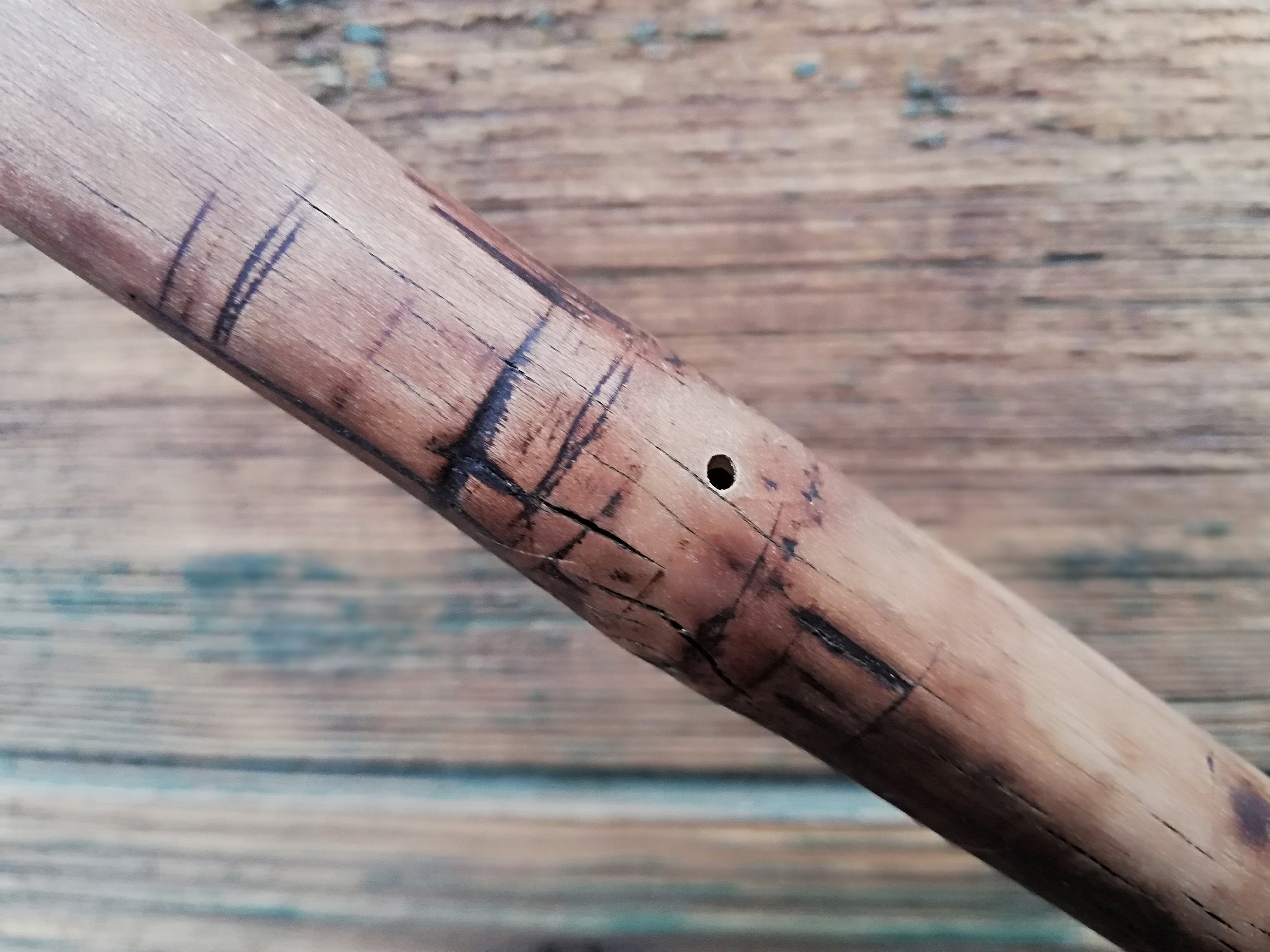 Antique wood tool Distaff Antique spindle Spindle for | Etsy