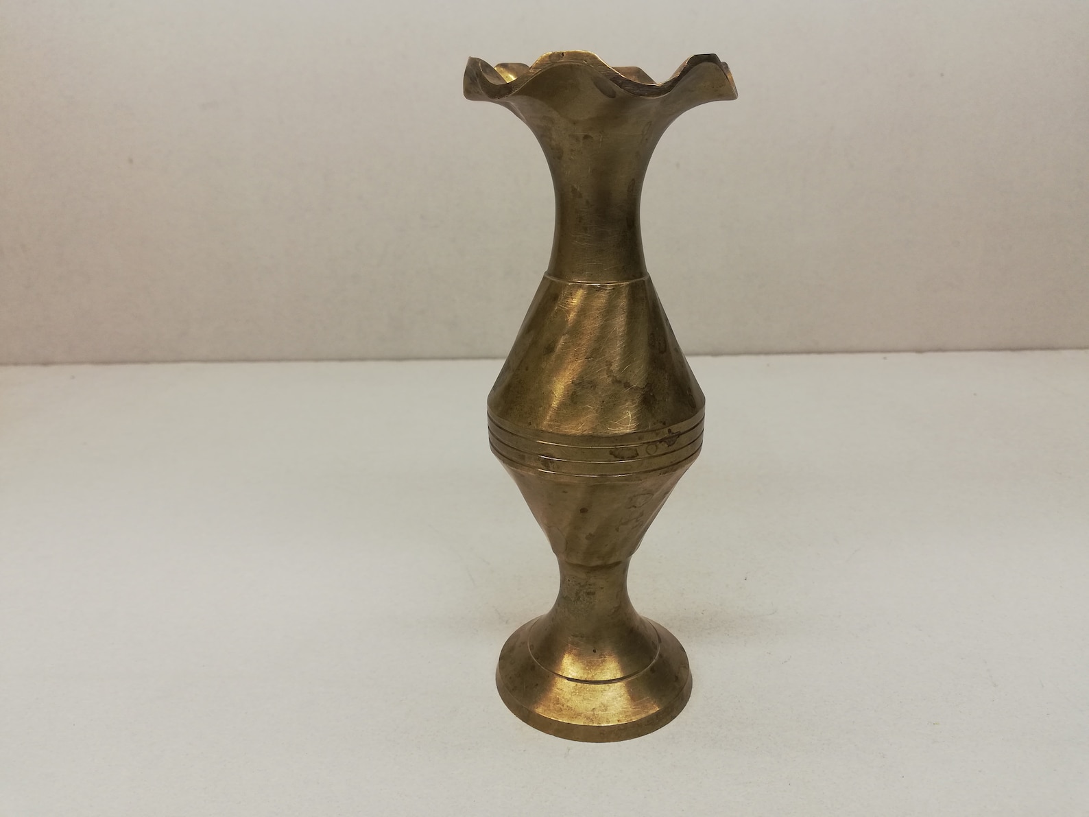 Vintage small brass vase Solid brass vase Short brass vase | Etsy