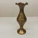 Vintage Small Brass Vase Solid Brass Vase Short Brass Vase - Etsy