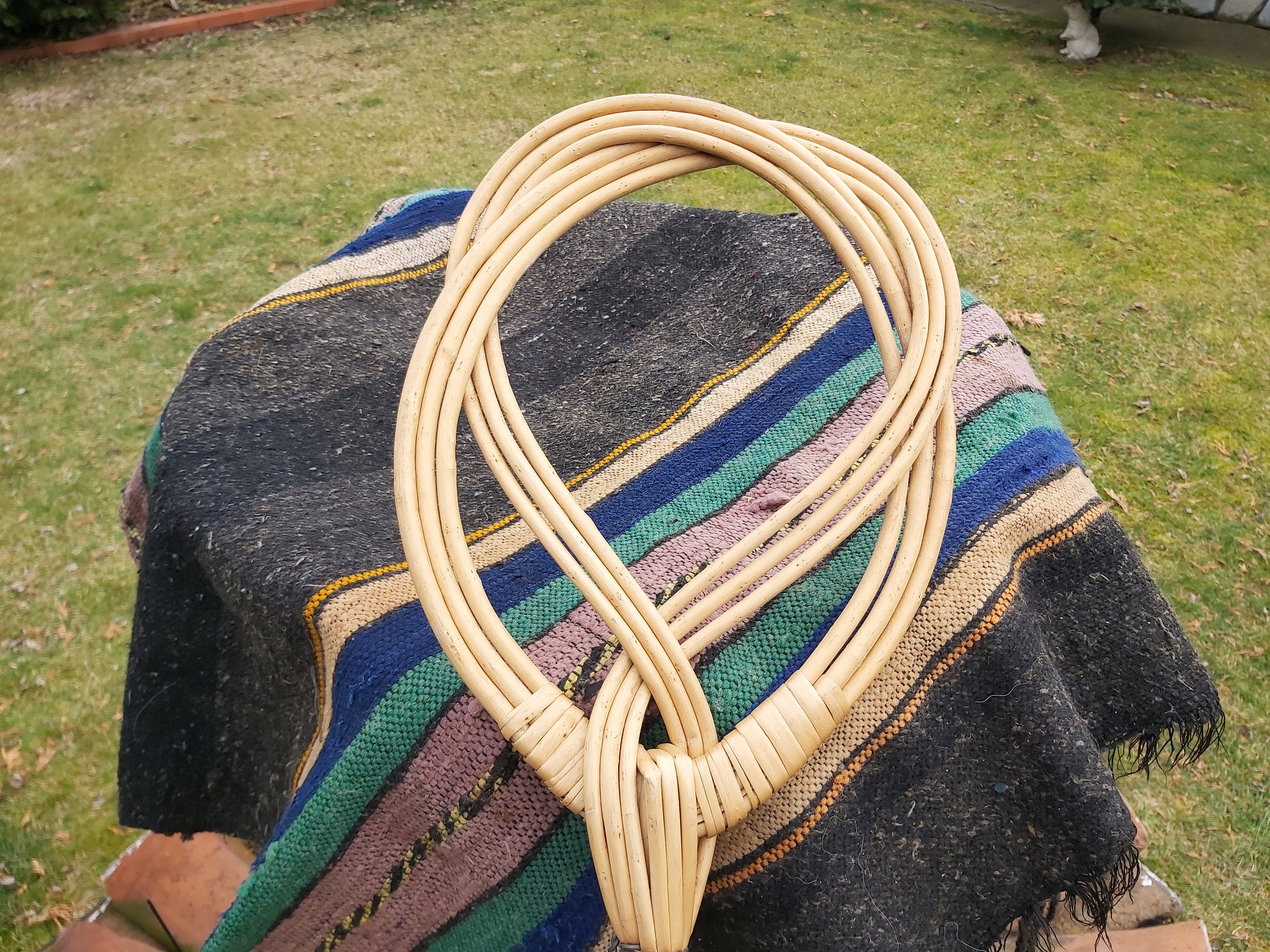 Rattan carpet beater Handmade braided beater Woven rug | Etsy