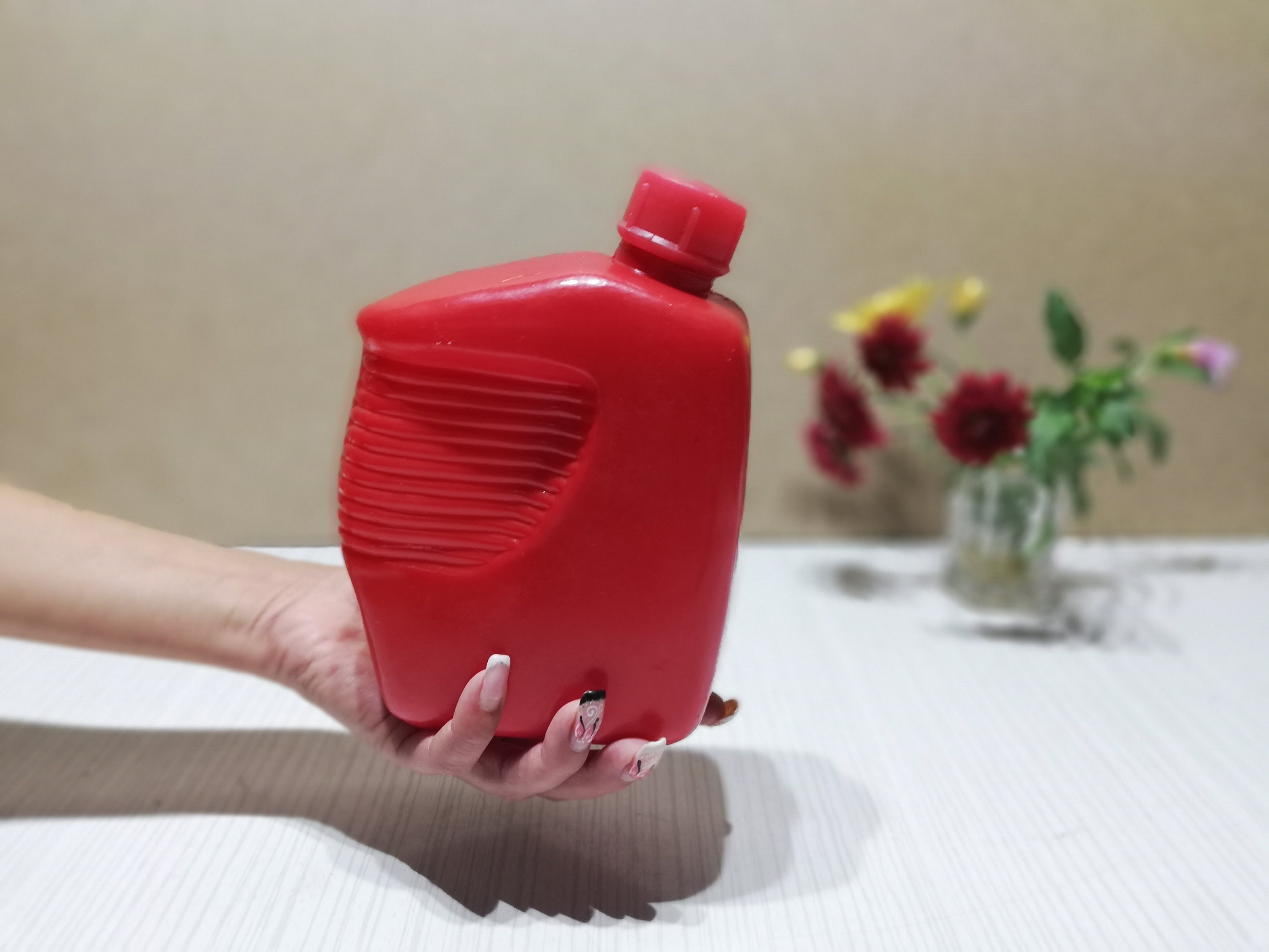 Canteen for Water Red Plastic Water Bottle Tourist Flask - Etsy