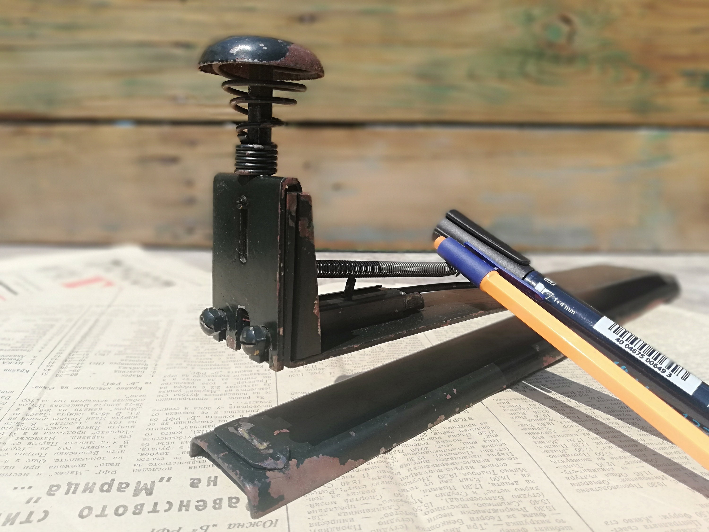 Antique stapler from 30s Metal stapler Primitive office | Etsy