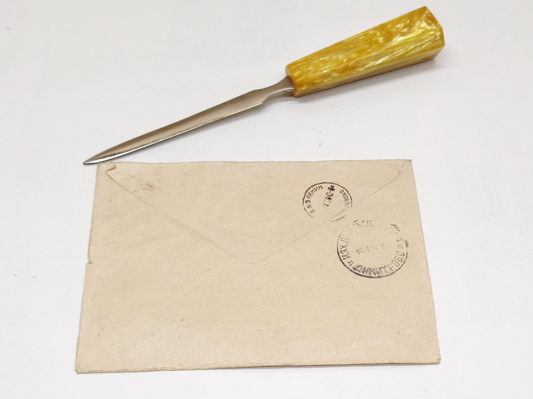 Vintage Small Envelope Knife - Letter Opener in Dagger Shaped - Paper ...