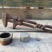 Antique Tube Pipe Wrench From 20s, Metal Tool, Adjustable, Primitive ...