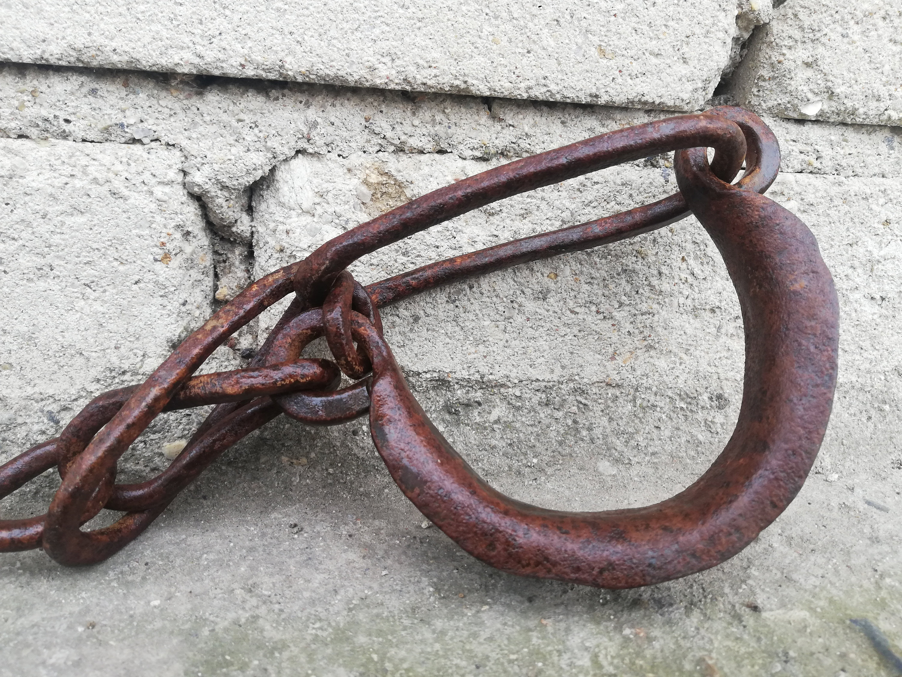 Antique Shackles Horse Leg Forged Iron Double Shackles - Etsy