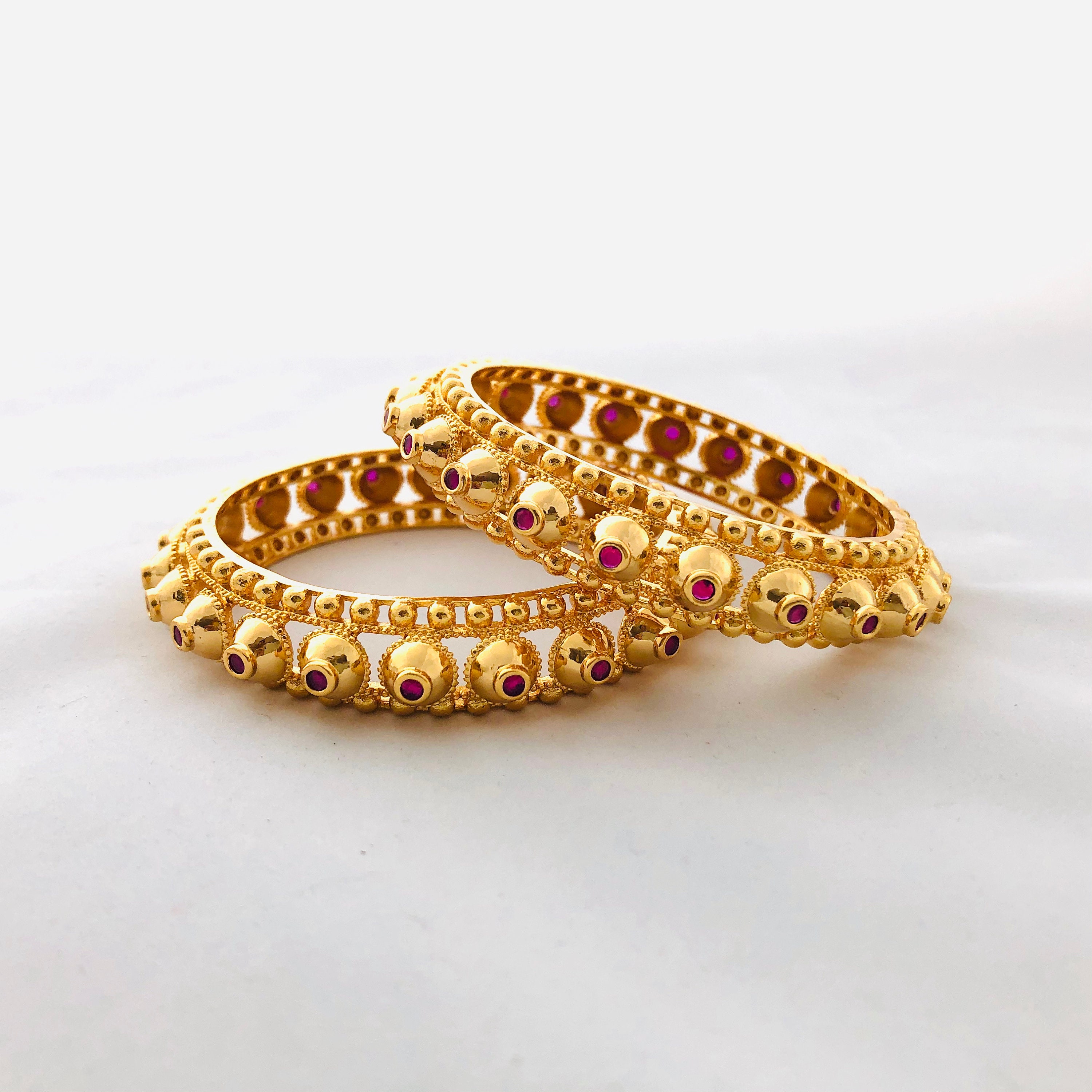 Kundan Gokhru Bangles/sabyasachi Bangles/punjabi - Etsy