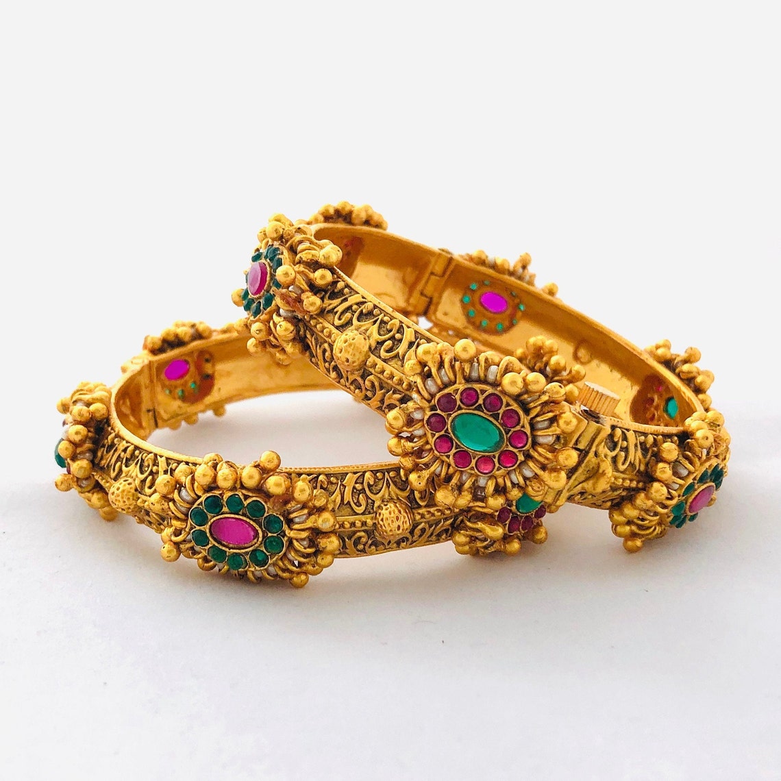 Openable Bracelet/ Jaipuri Bangle/ Statement Bracelet/ - Etsy