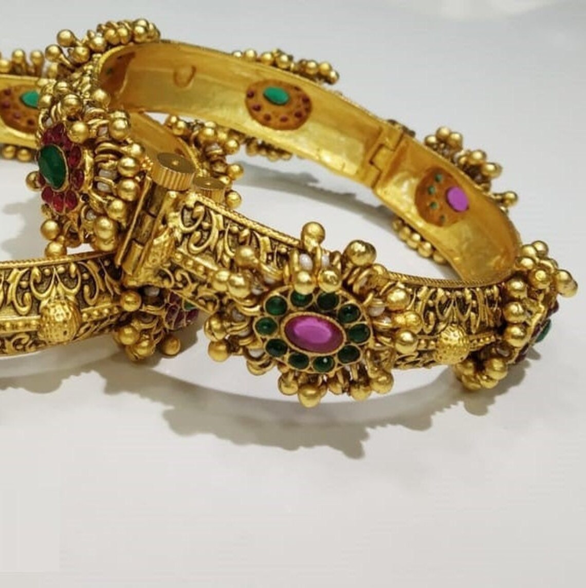 Openable Bracelet/ Jaipuri Bangle/ Statement Bracelet/ - Etsy
