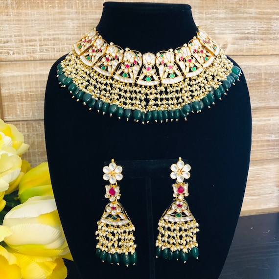 Jodha akbar necklace set store