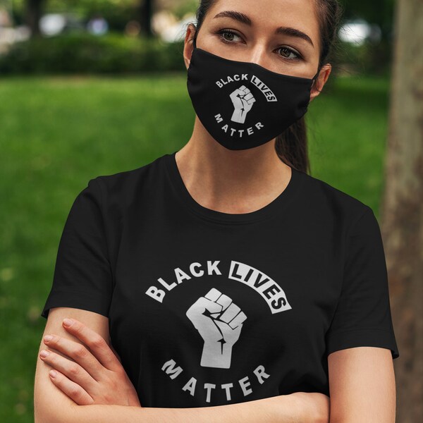 Black Lives Matter Mask - Etsy