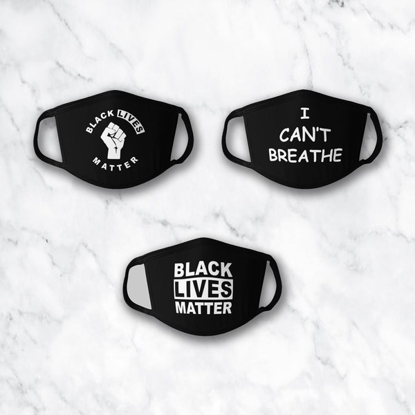 Black Lives Matter Mask - Etsy