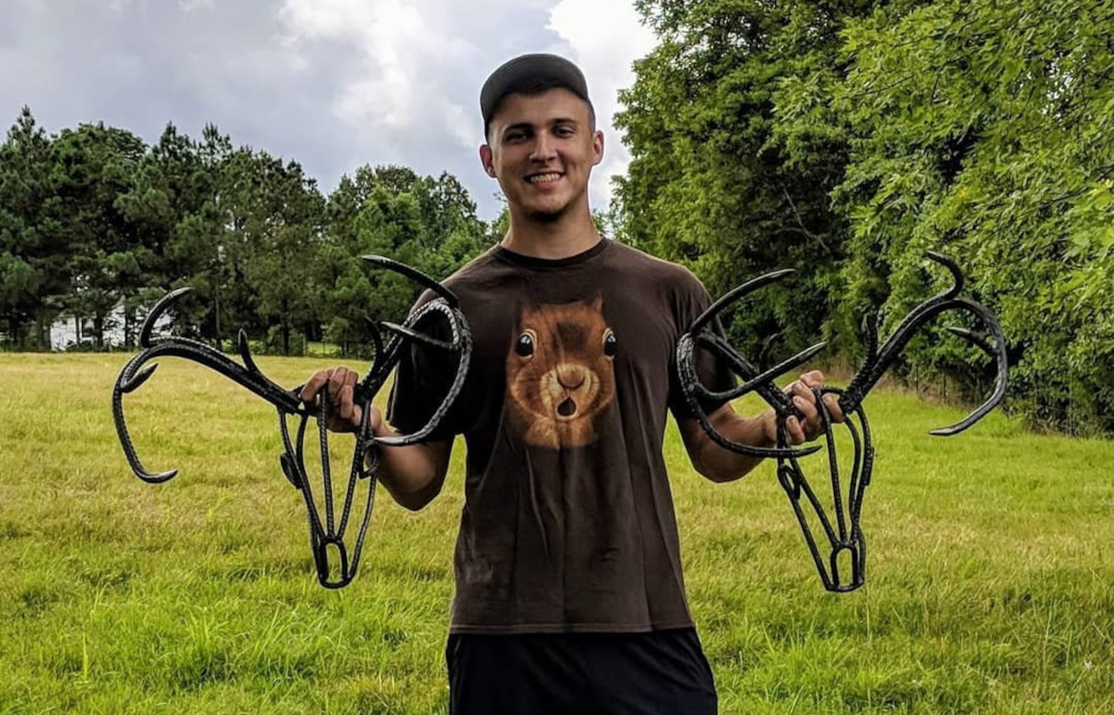 Metal Deer Skull - Etsy