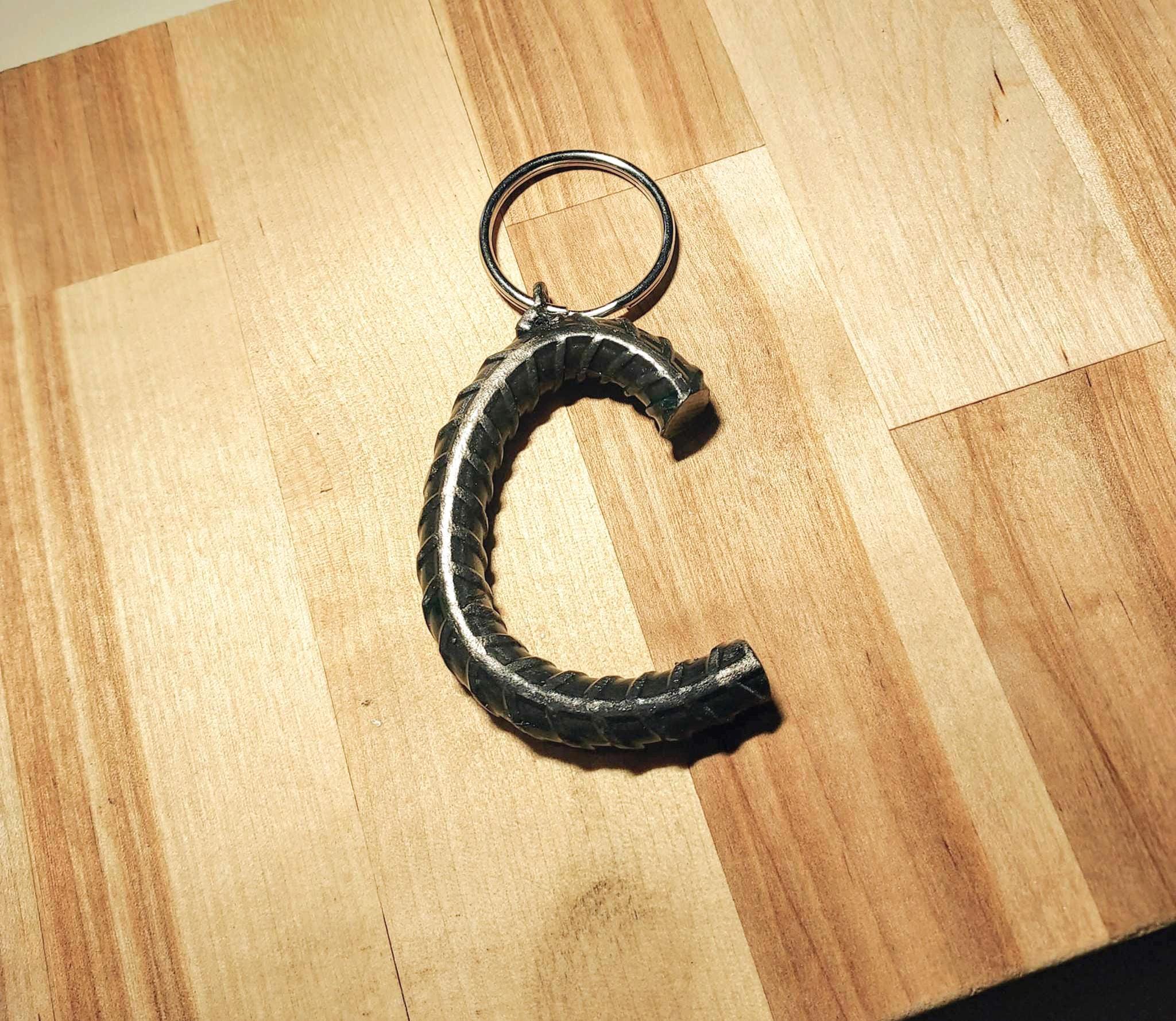 Welded Metal Rebar Keychains - Etsy