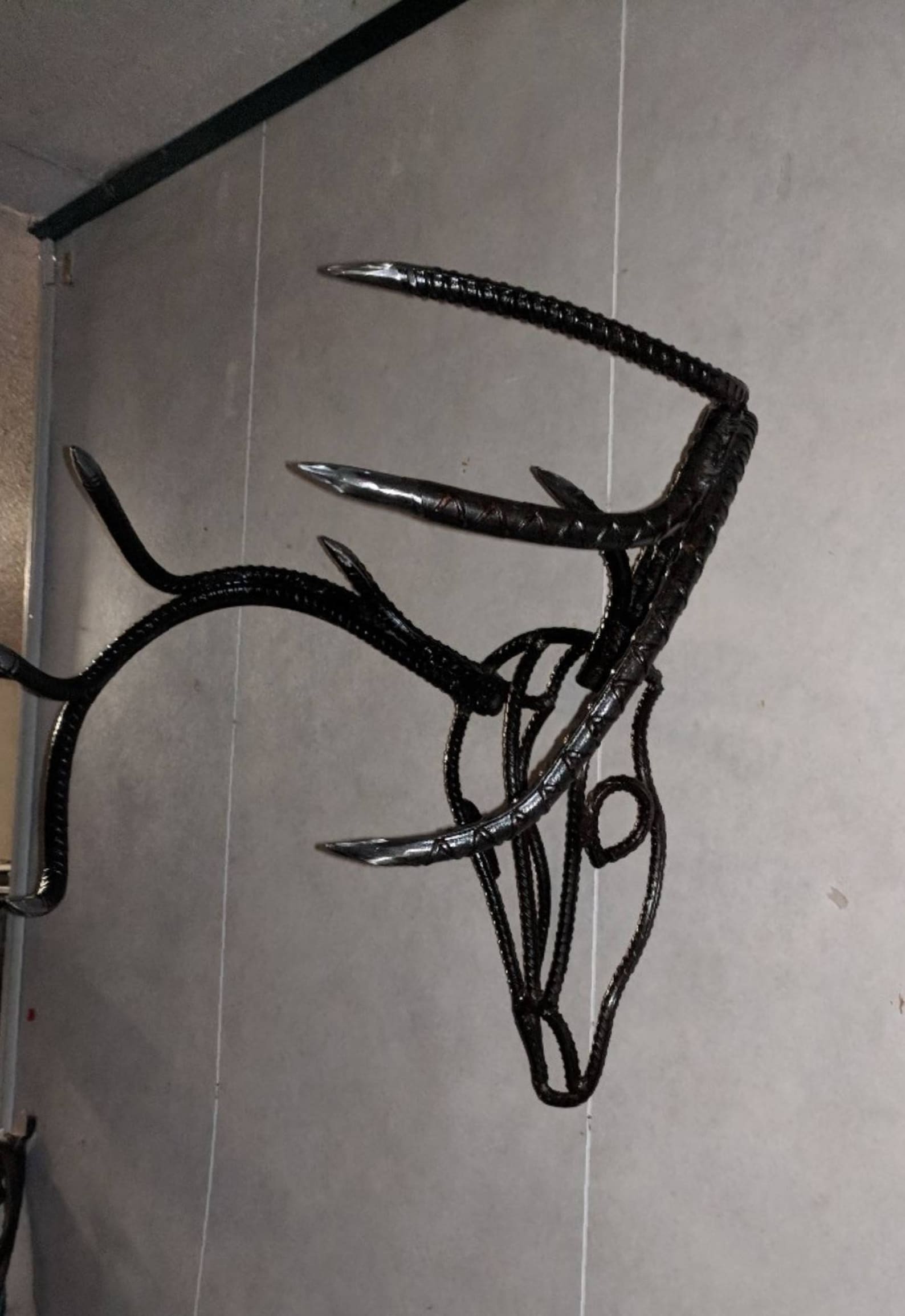 Metal Deer Skull - Etsy