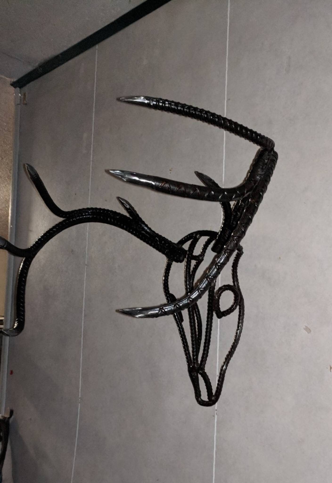 Metal Deer Skull - Etsy
