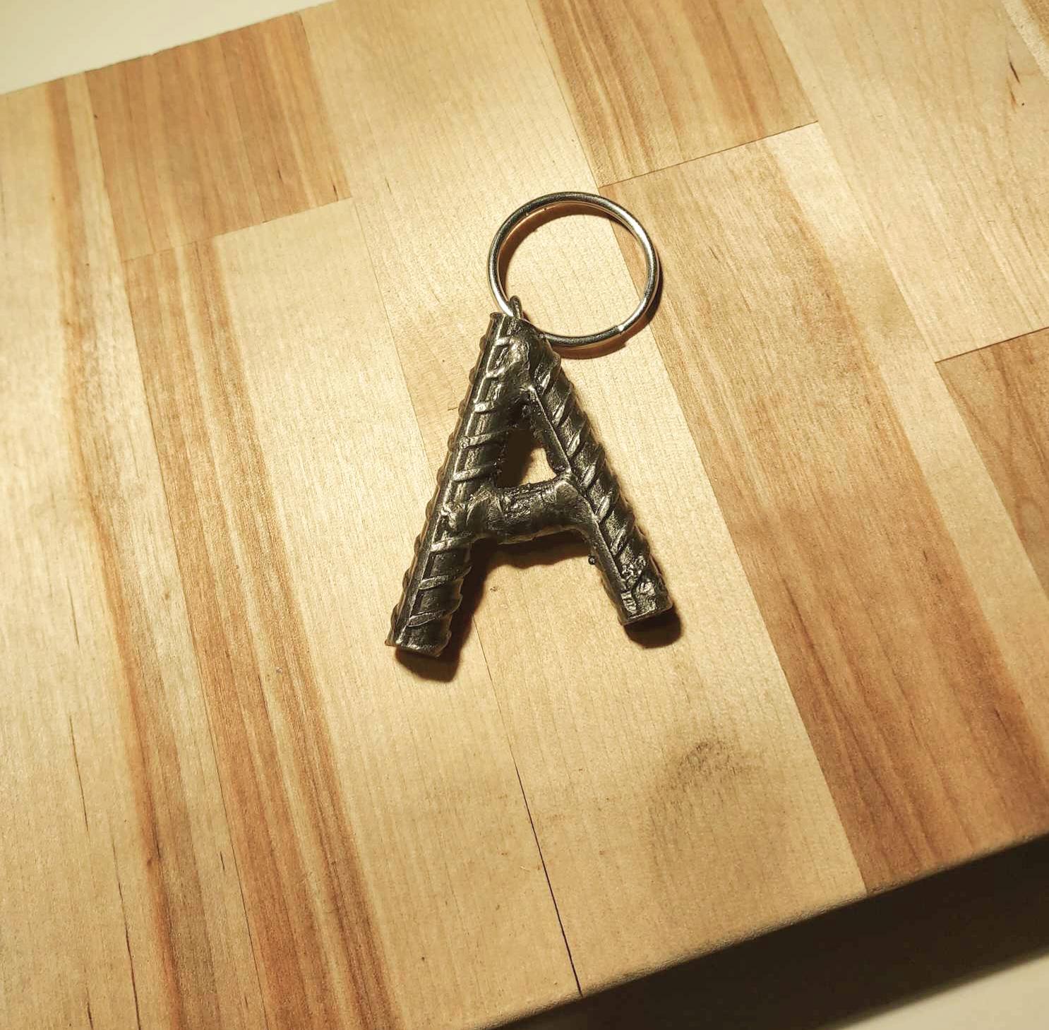 Welded Metal Rebar Keychains - Etsy