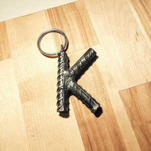 Welded Metal Rebar Keychains - Etsy