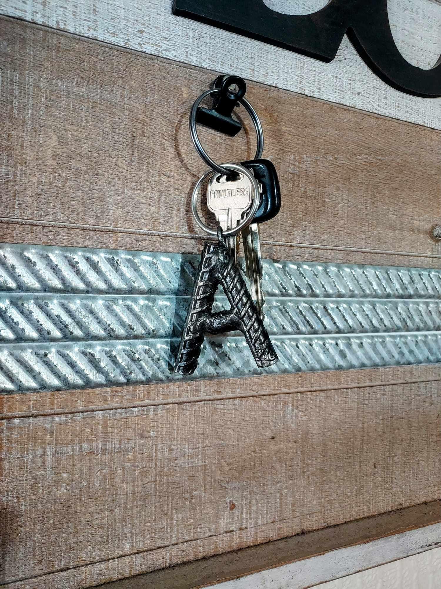 Welded Metal Rebar Keychains - Etsy