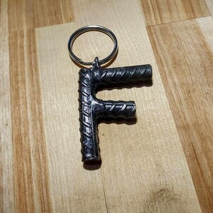 Welded Metal Rebar Keychains - Etsy