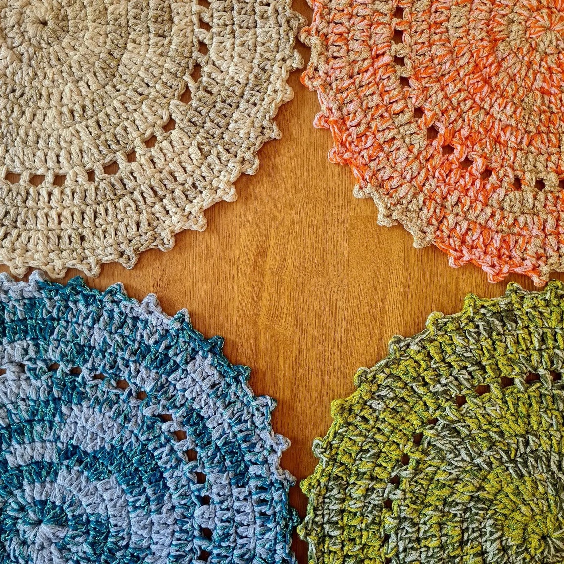 Pretty Prim Placemats Crochet Pattern - Etsy