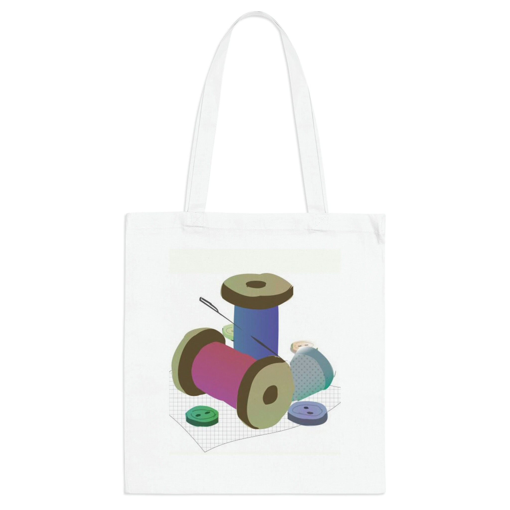 Spool & Buttons Tote Bag - Etsy